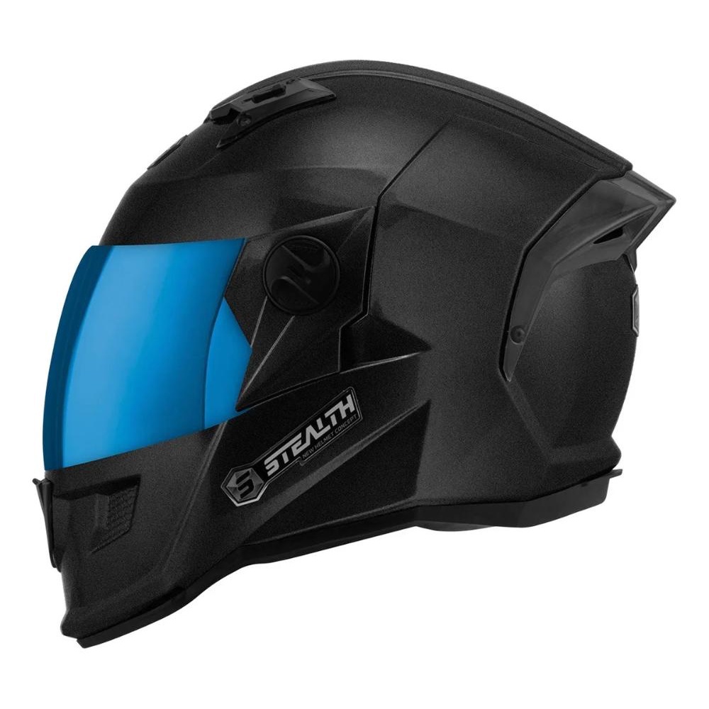 Capacete Moto Pro Tork Stealth Solid Viseira Iridium Fechado | Shopee ...