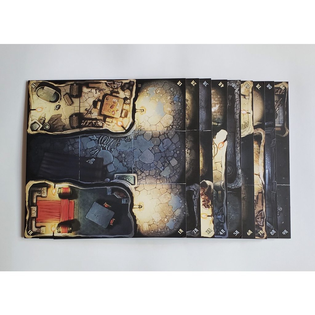 Massive Darkness / Zombicide / Rpg: 9 Tiles Set - Original | Shopee Brasil