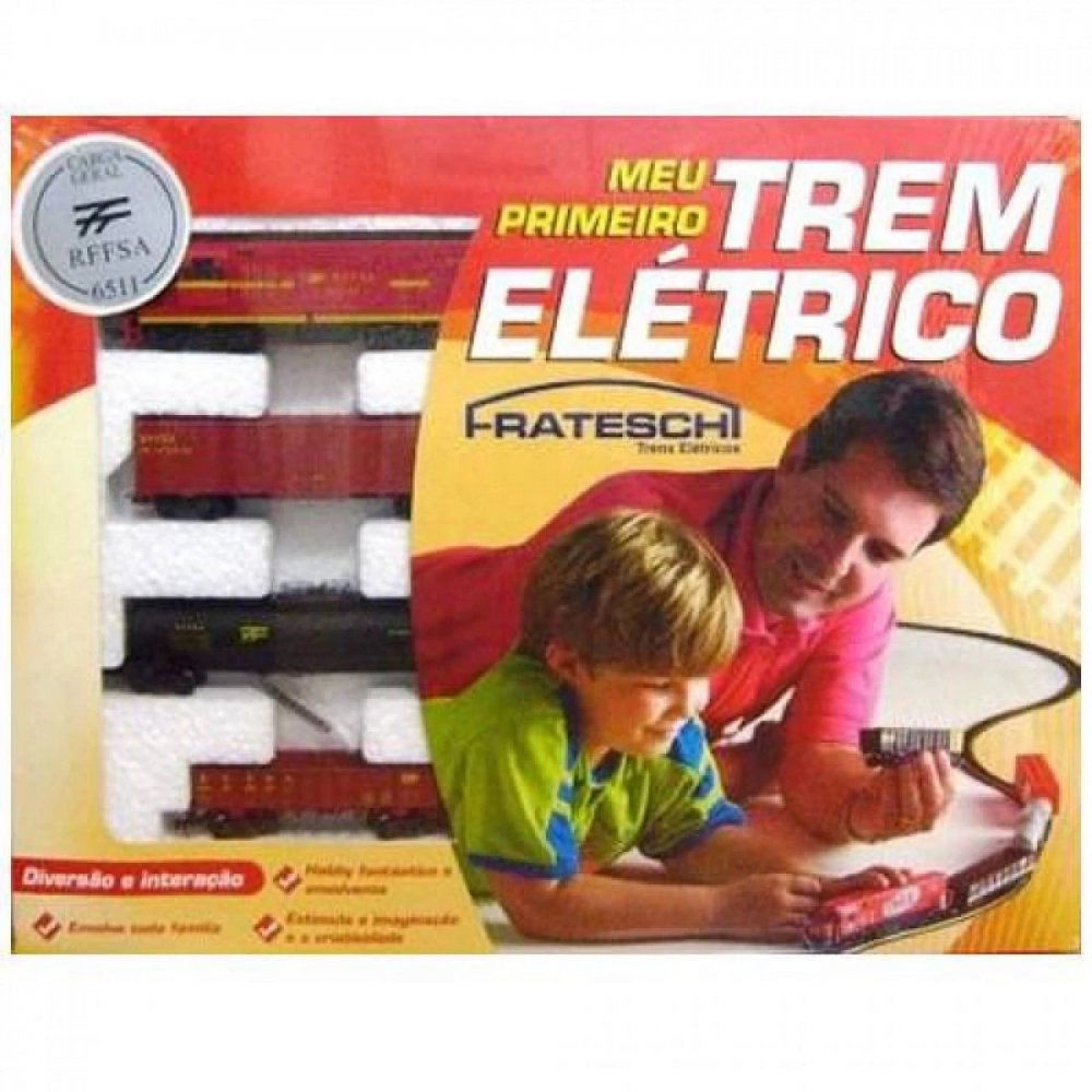 Kit Meu Primeiro Trem Elétrico de Carga Rffsa Ho Frateschi 6511 ...