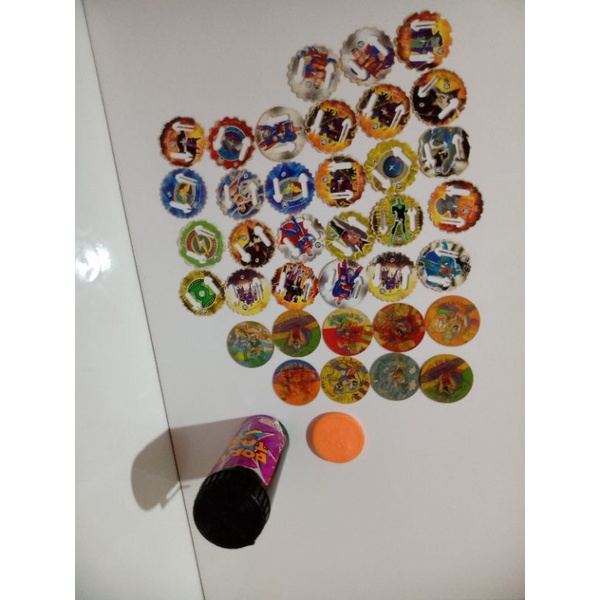 lote tazos, porta tazos e master . | Shopee Brasil
