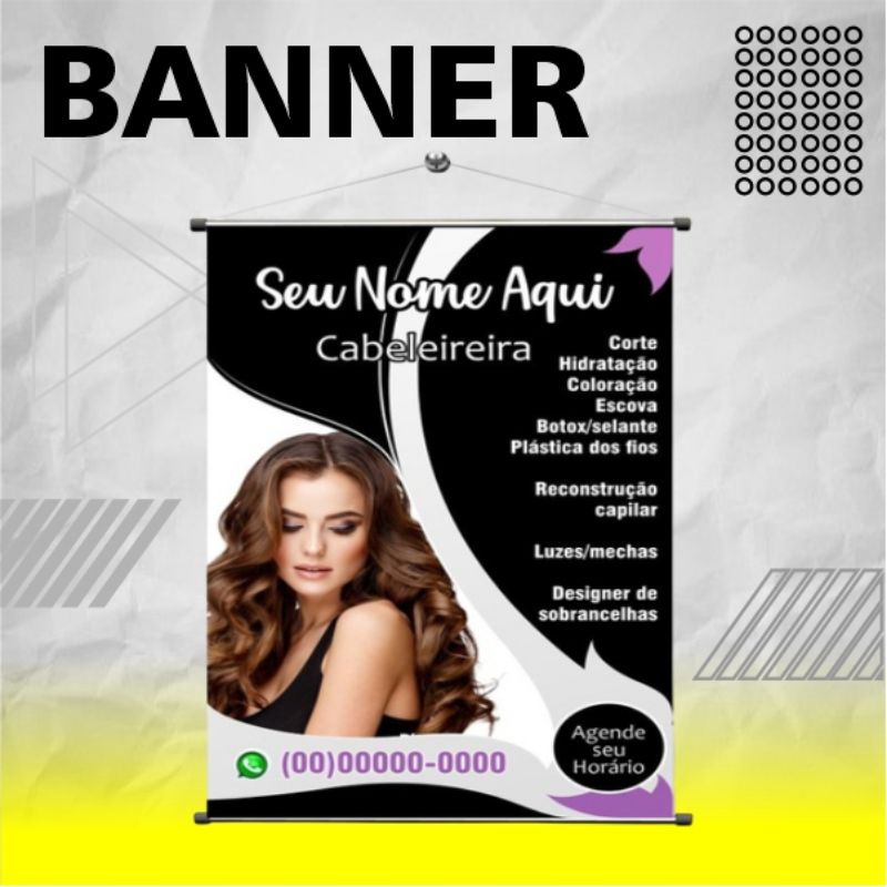 Banner Personalizado 60x90 - ARTE GRÁTIS | Shopee Brasil