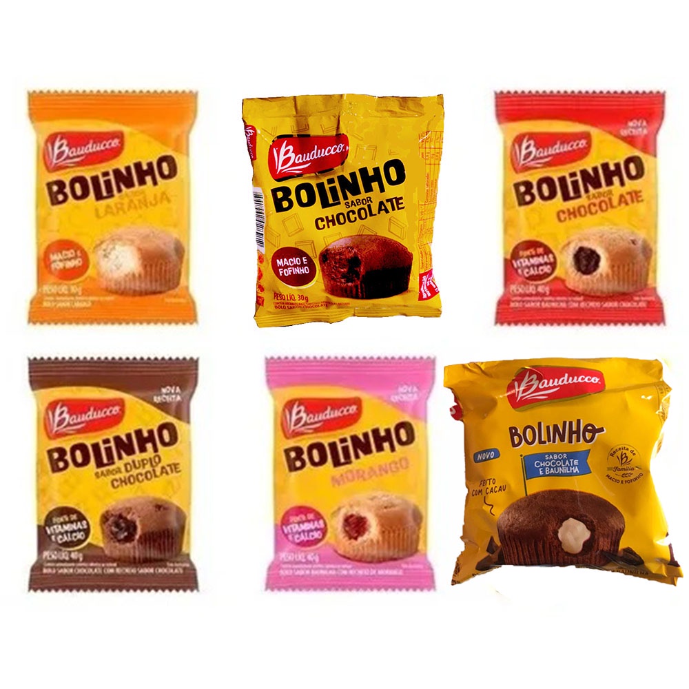 Bolinho Bauducco Caixa C/ 32un 40g (escolha Seu Sabor) | Shopee Brasil