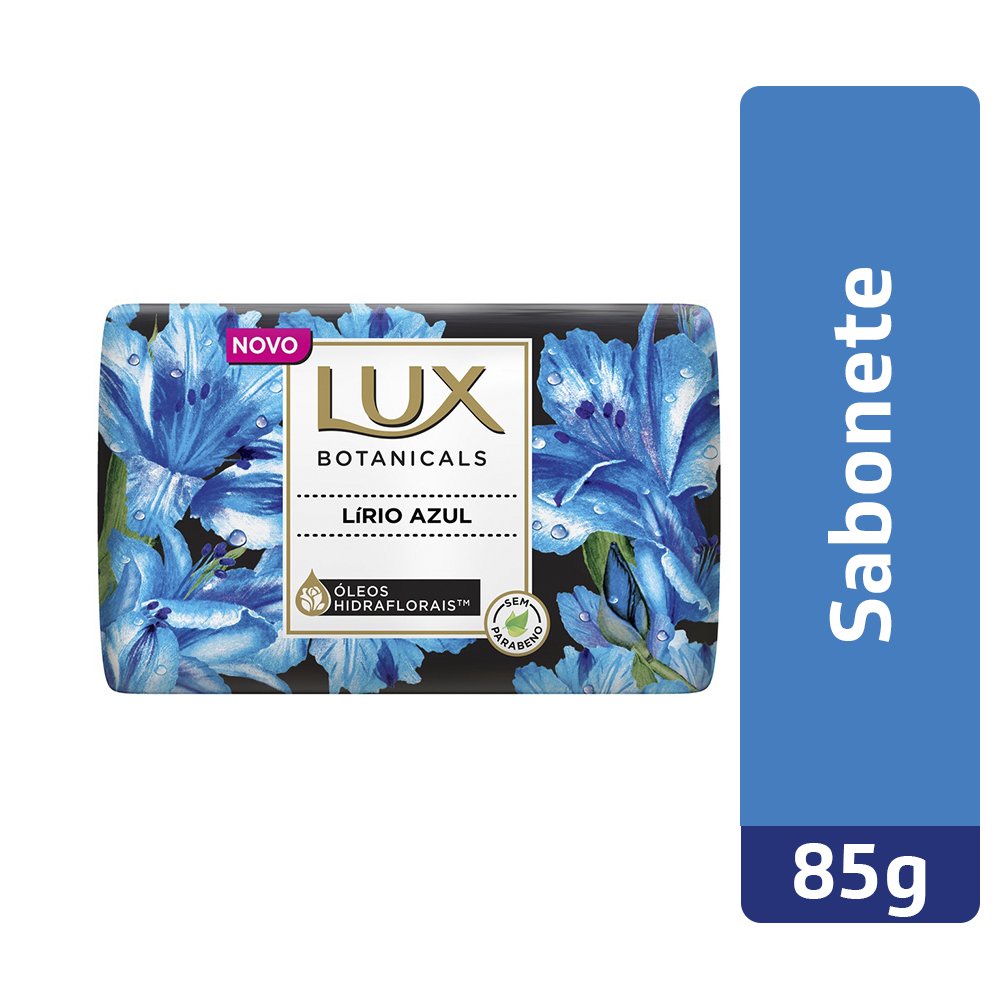 Sabonete Glicerinado Lux Botanicals Lirio Azul, Barra Com 1 Unidade De ...