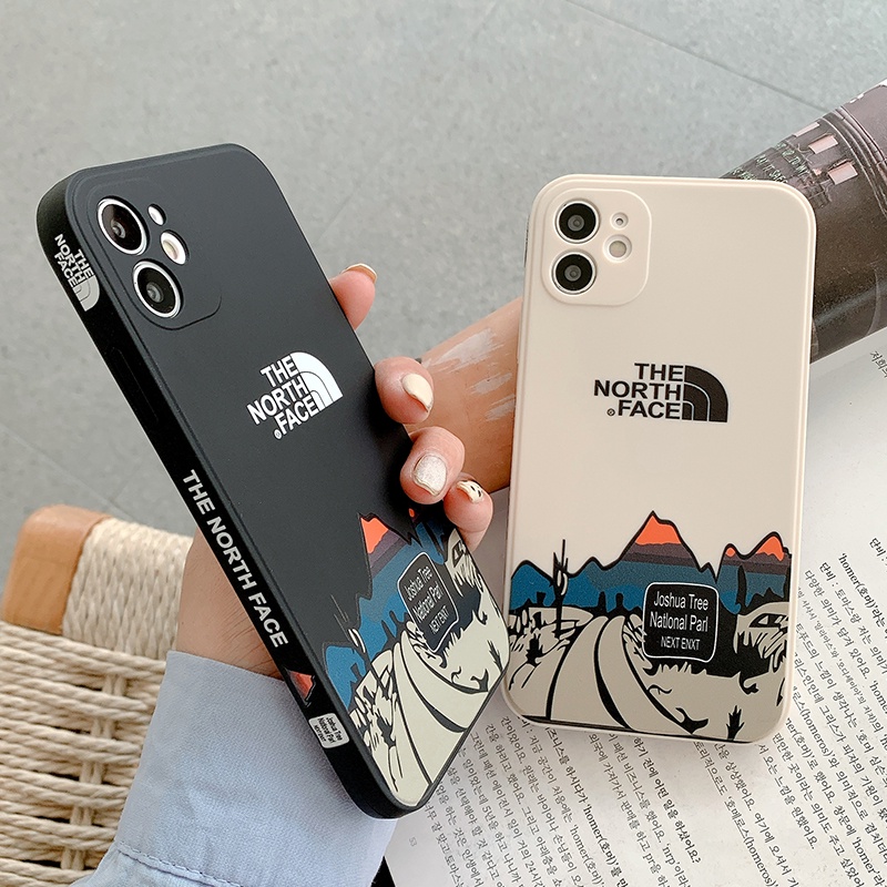 NORTE FACE Capa Norte Luxuosa Para iPhone 14 Pro Max 14Plus Lado ...