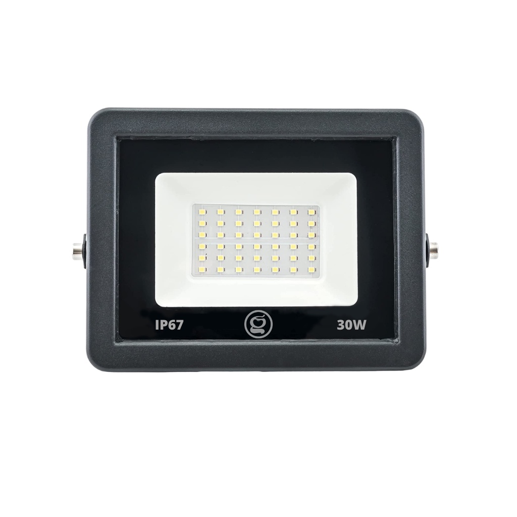 Mini Refletor Led Smd 20w 30w 50w Holofote IP67 Slim Branco Frio 6500k | Shopee Brasil