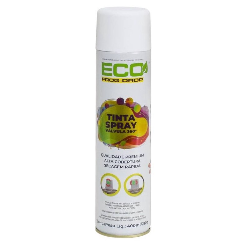 Tinta Spray Eco Uso Geral 400ml Cores Variadas | Shopee Brasil