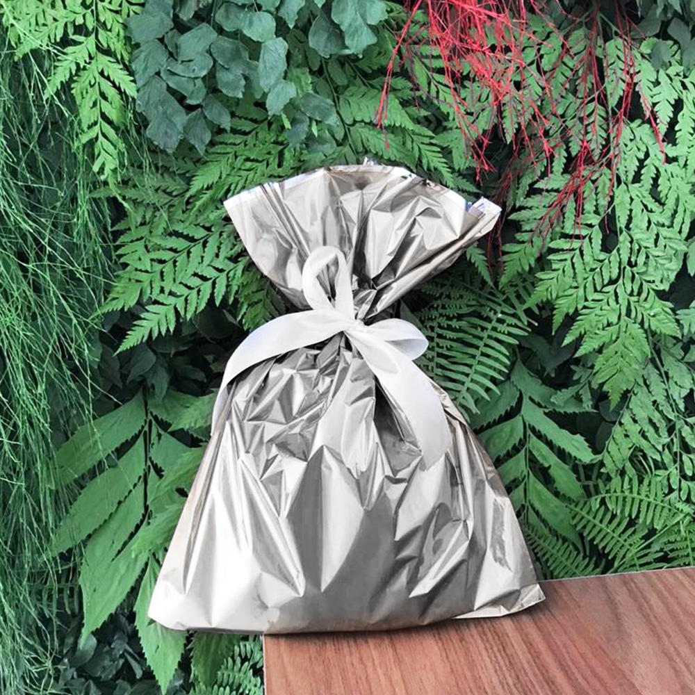 Saco para Presente Metalizado SORTIDOS 20x30 - 250 unidades | Shopee Brasil