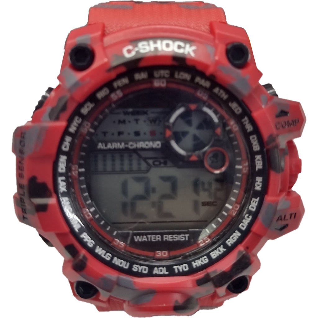 Relógio C-Shock Triple Sensor Camuflado | Shopee Brasil