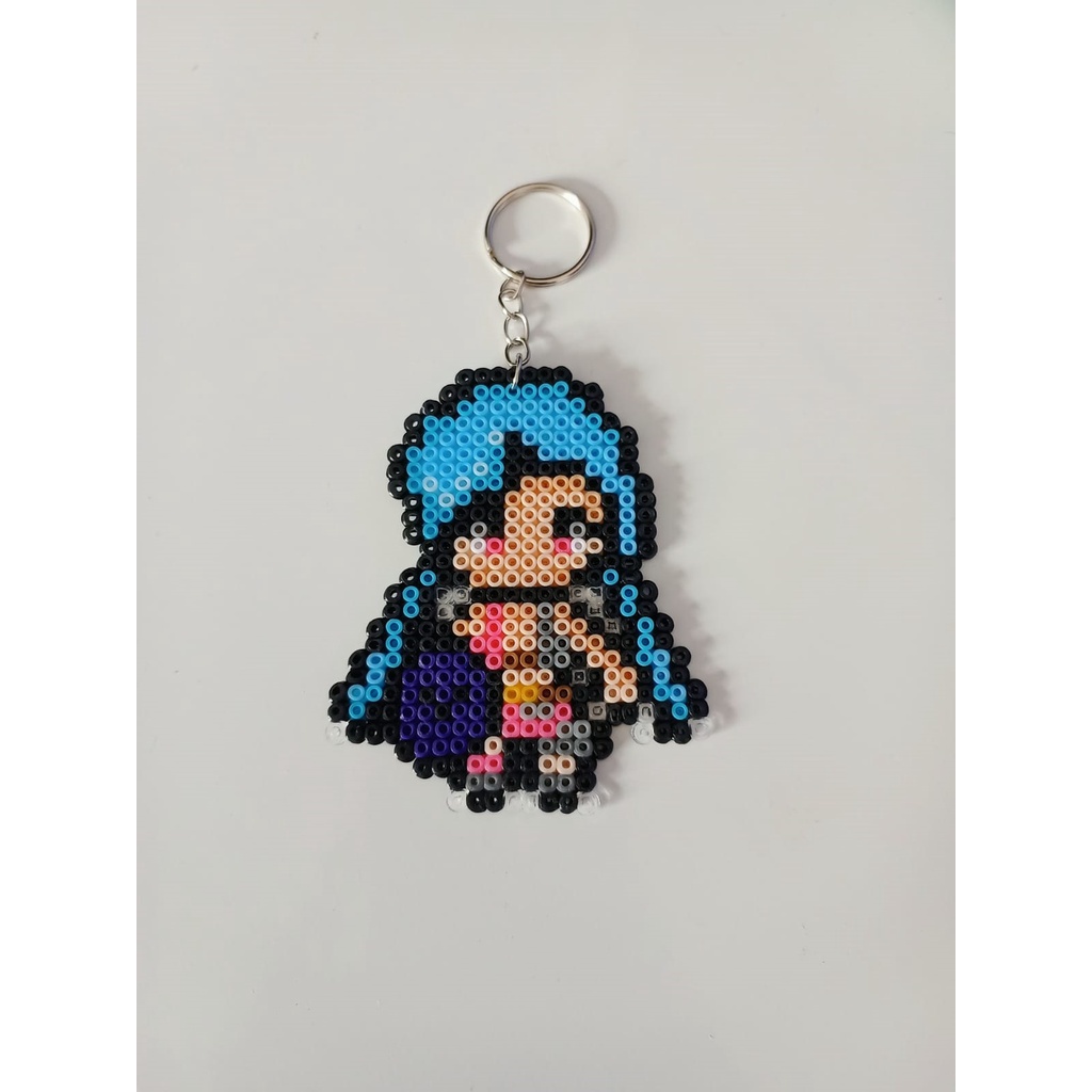 Chaveiro Jinx em Pixel Arte - League of Legends Hama Perler Beads ...
