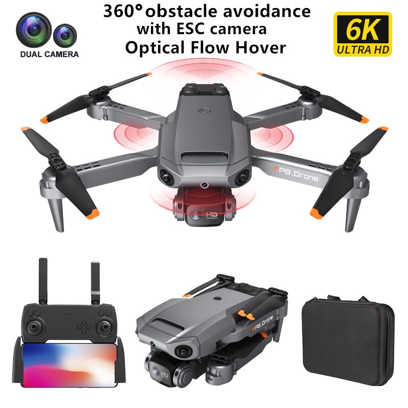 drone Profissional HK-69PRO 8K Com Câmera Hd Mini Modo Quad-Axis Dual ...