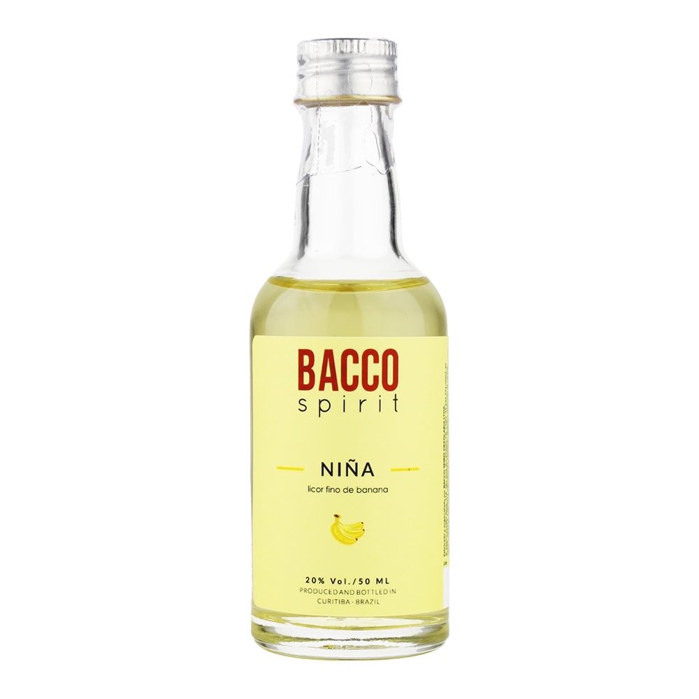 Mini Licor de Banana Bacco Spirit Niña 50ml | Shopee Brasil