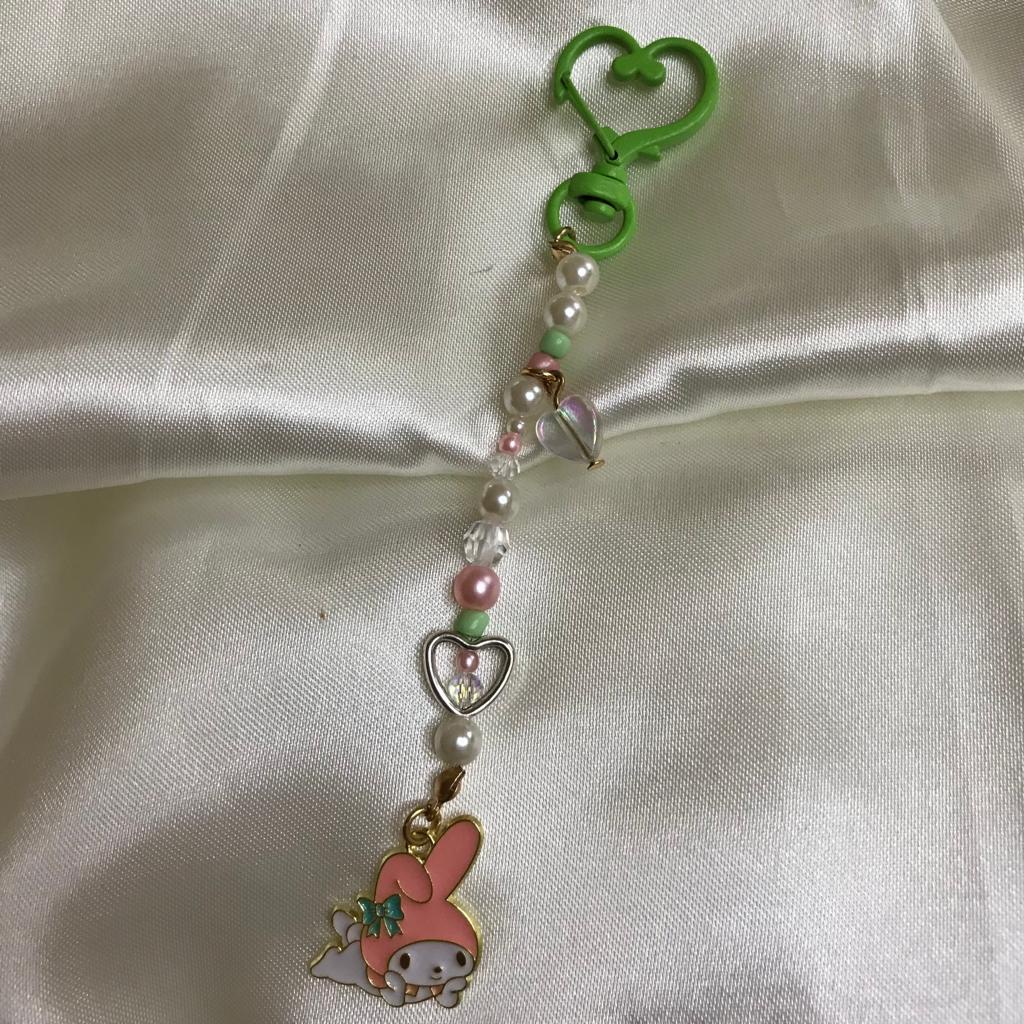 Key charm/chaveiro Spring Melody | My Melody, Sanrio, Hello Kitty ...