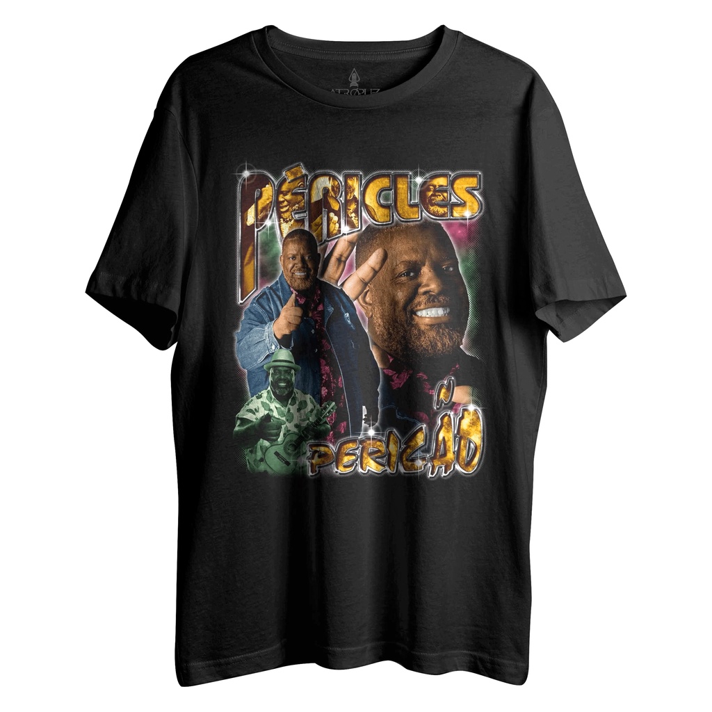 Camiseta Algodão Unissex Tshirt Cantor Péricles Pericão | Shopee Brasil