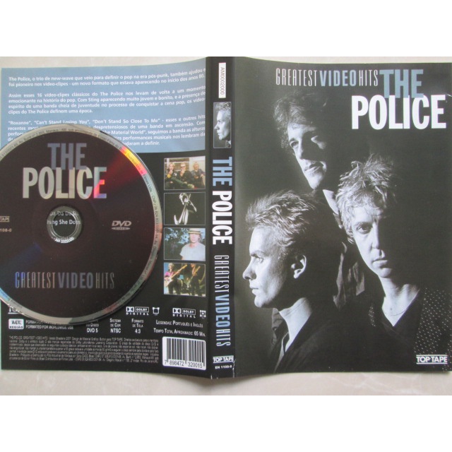 DVD / THE POLICE / Greatest Video Hits / Original / Midia Exelente Nova ...