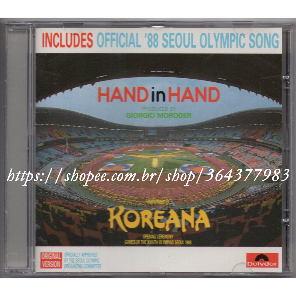 CD Koreana - Hand In Hand | Shopee Brasil