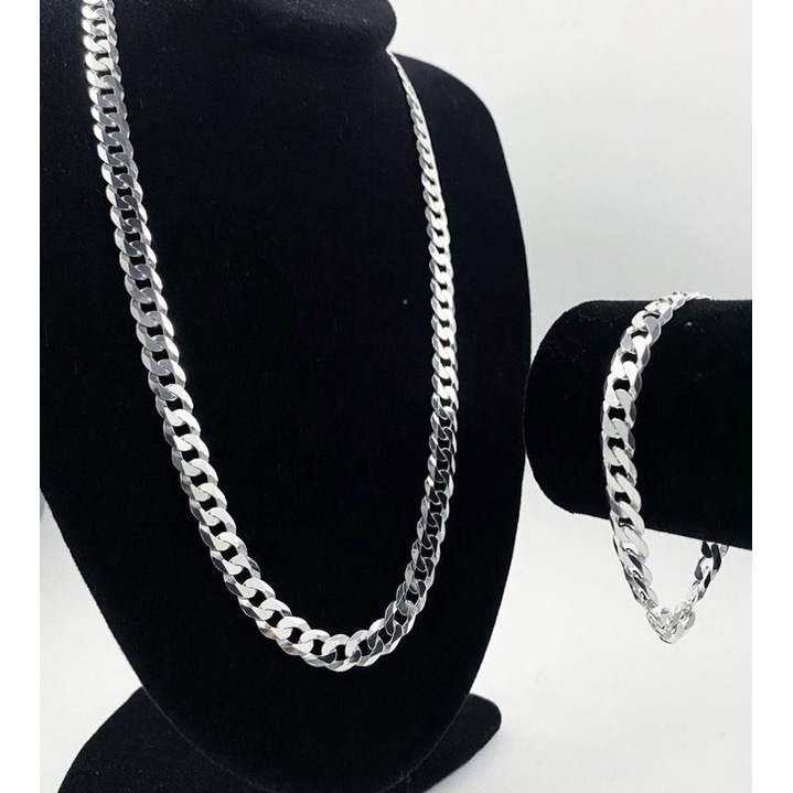 kit2 Conjunto De Colar E Pulseira Corrente Masculina Prata 925 | Shopee ... kit2 Conjunto De Colar E Pulseira Corrente Masculina Prata 925 | Shopee ...