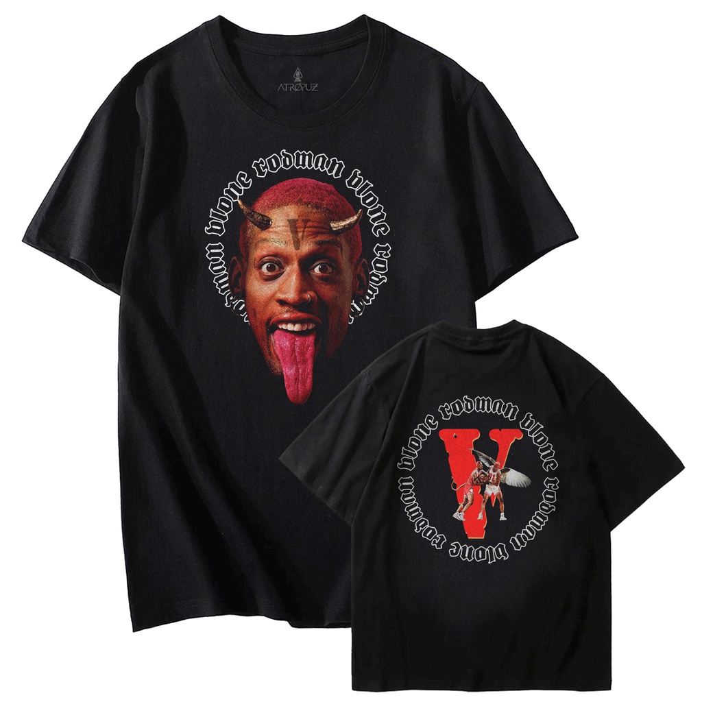 Camiseta Básica T-shirt Vlone Rodman Devil | Shopee Brasil
