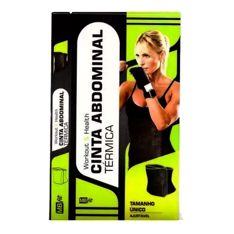 Cinta Térmica Ajustável Modeladora Cintura Abdominal Mbfit | Shopee Brasil