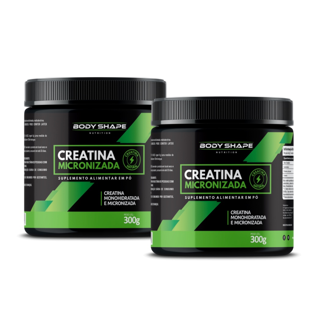 Kit 2x Creatina Micronizada E Monohidratada Body Shape Shopee Brasil