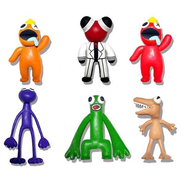Kit 6 bonecos Rainbow Friends (Amigos Coloridos) - Roblox - diversos ...