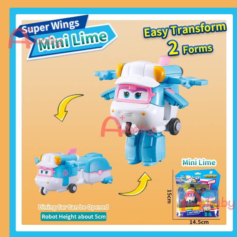 Super Wings Robô Transformação De (Goldenboy/Tino/Jett/Dizzy) Action ...