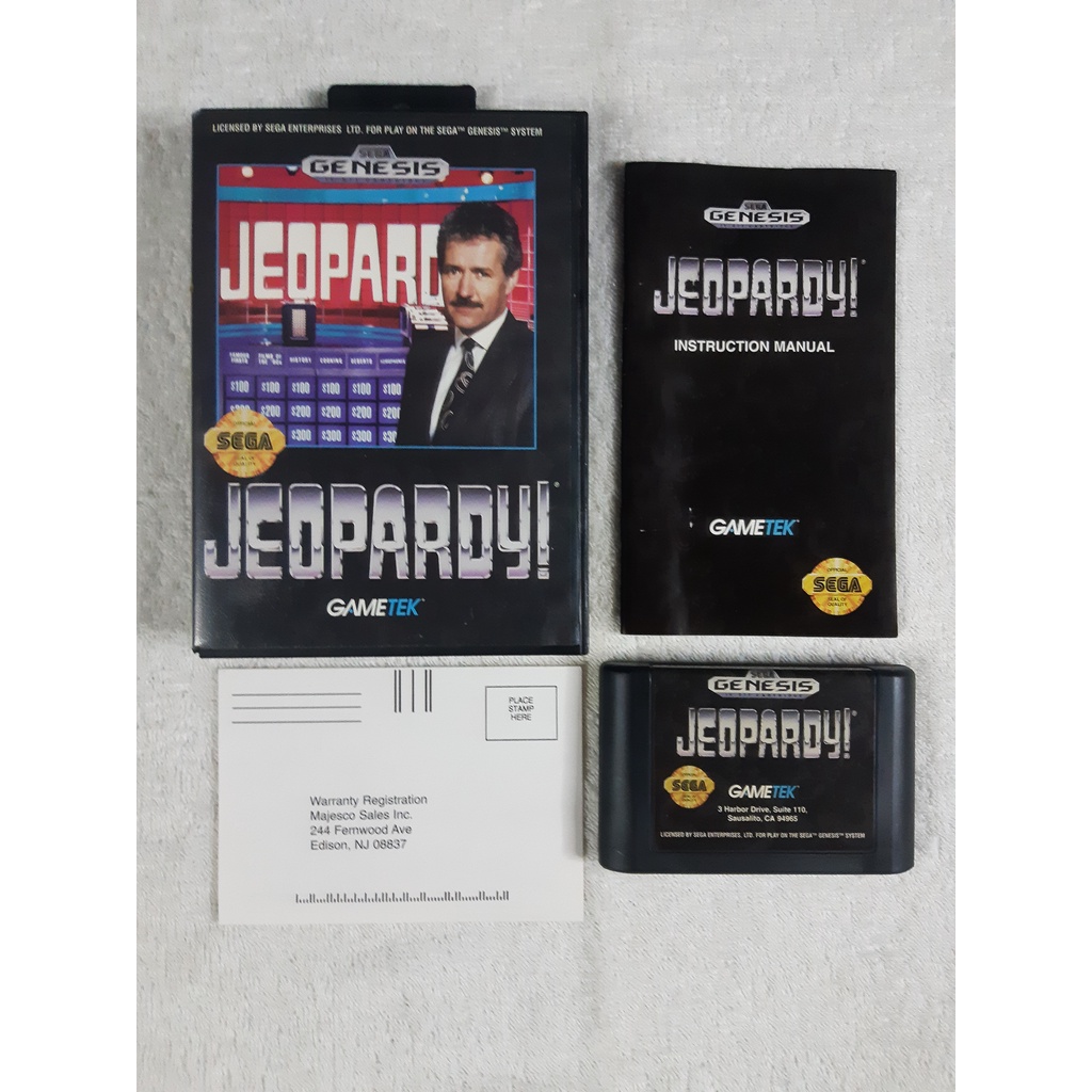Jeopardy Americano Completo Mega Drive | Shopee Brasil