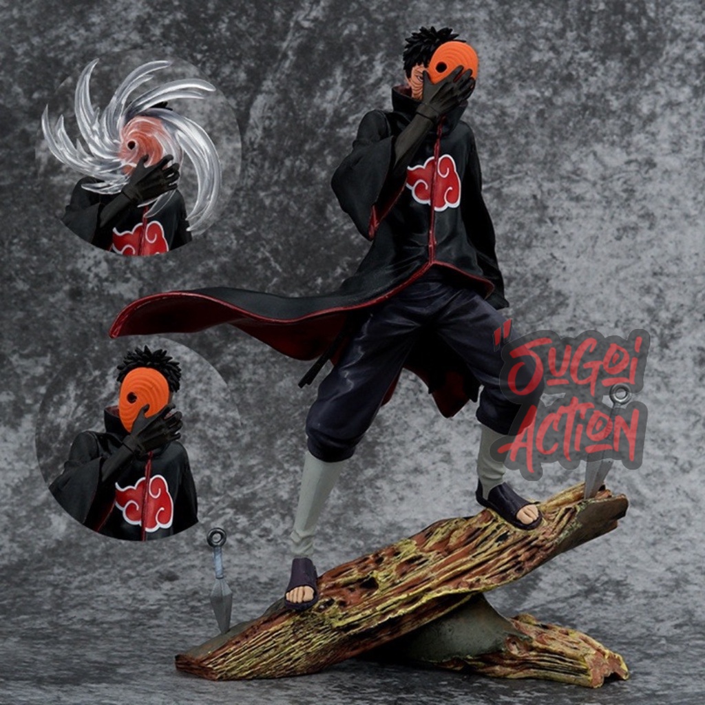 Boneco Tobi Uchiha Obito Anime Naruto Action Figure | Shopee Brasil