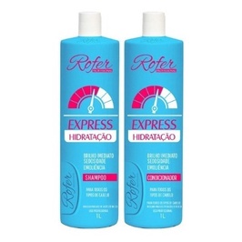 Kit Hidratação Express Shampoo E Condicionador Rofer 2x1l | Shopee Brasil