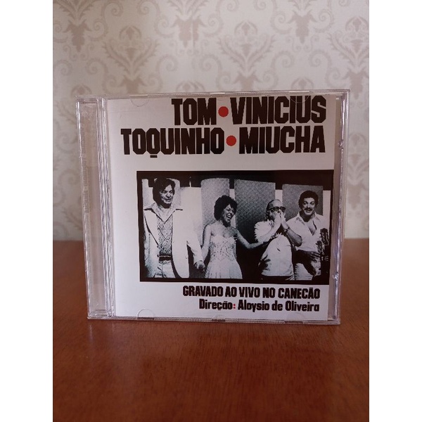 Cd Tom•Vinicius•Toquinho•Miucha - Gravado Ao Vivo No Canecão | Shopee ...