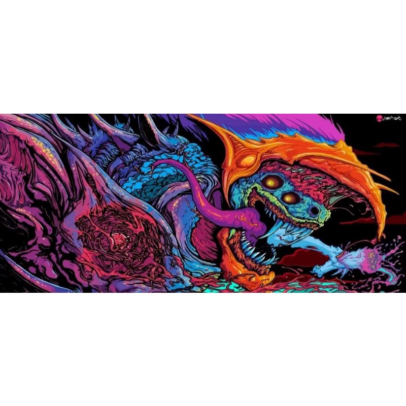 mouse pad gamer hyperbeast 70x30 | Shopee Brasil
