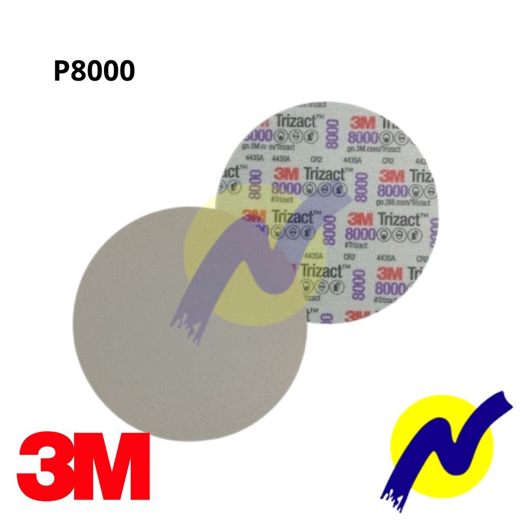 Disco Hookit Trizact 8000 3M Polimento 152mm Roto-Orbital - 4un ...