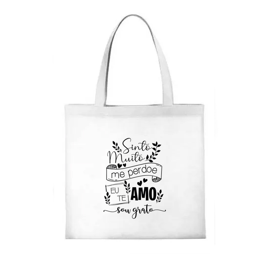 Ecobag Personalizada com sua Marca Sacola Ecobag 35x35cm Dia dos ...