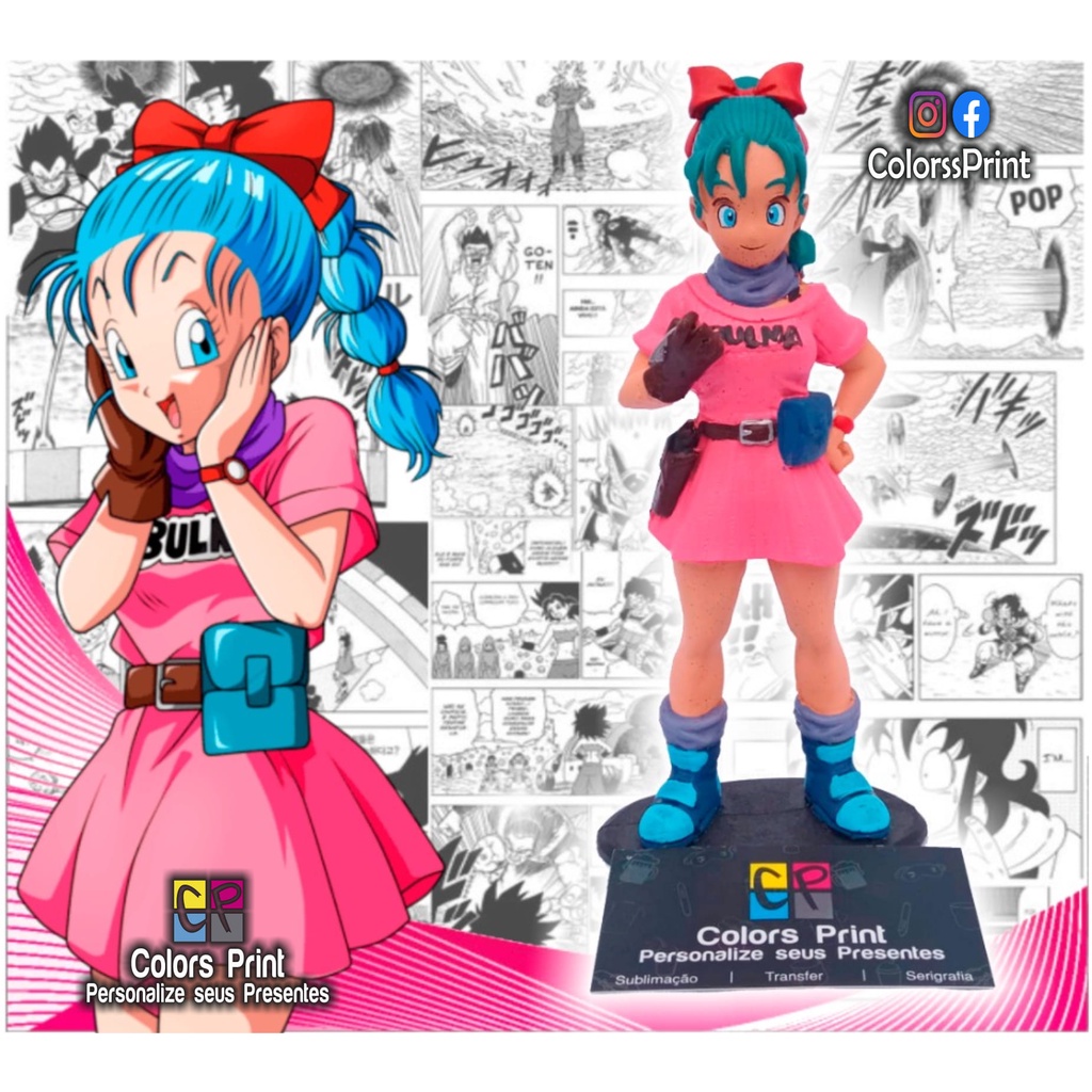 Action Figure Bulma Dragon Ball -Boneco em Resina | Shopee Brasil