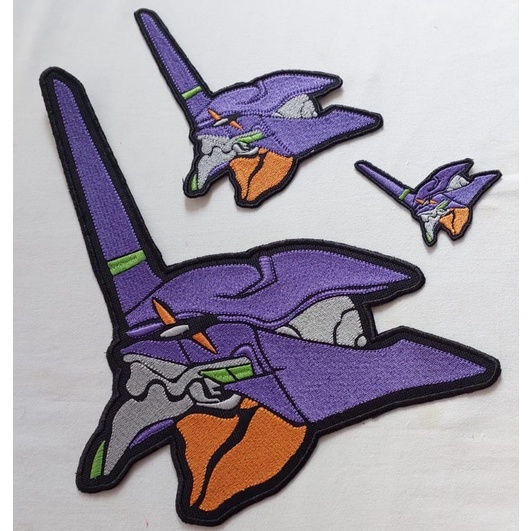 Neon genesis evangelion Eva 01 robô patch bordado termocolante | Shopee ...