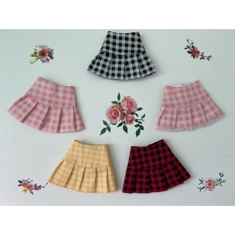 Roupa para Barbie- Saia Xadrez | Shopee Brasil