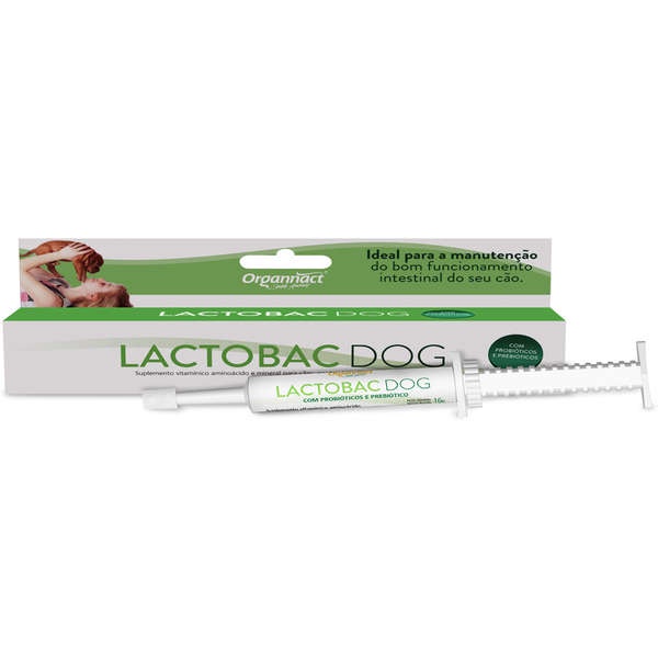 Lactobac Dog Suplemento Organnact - 16g | Shopee Brasil
