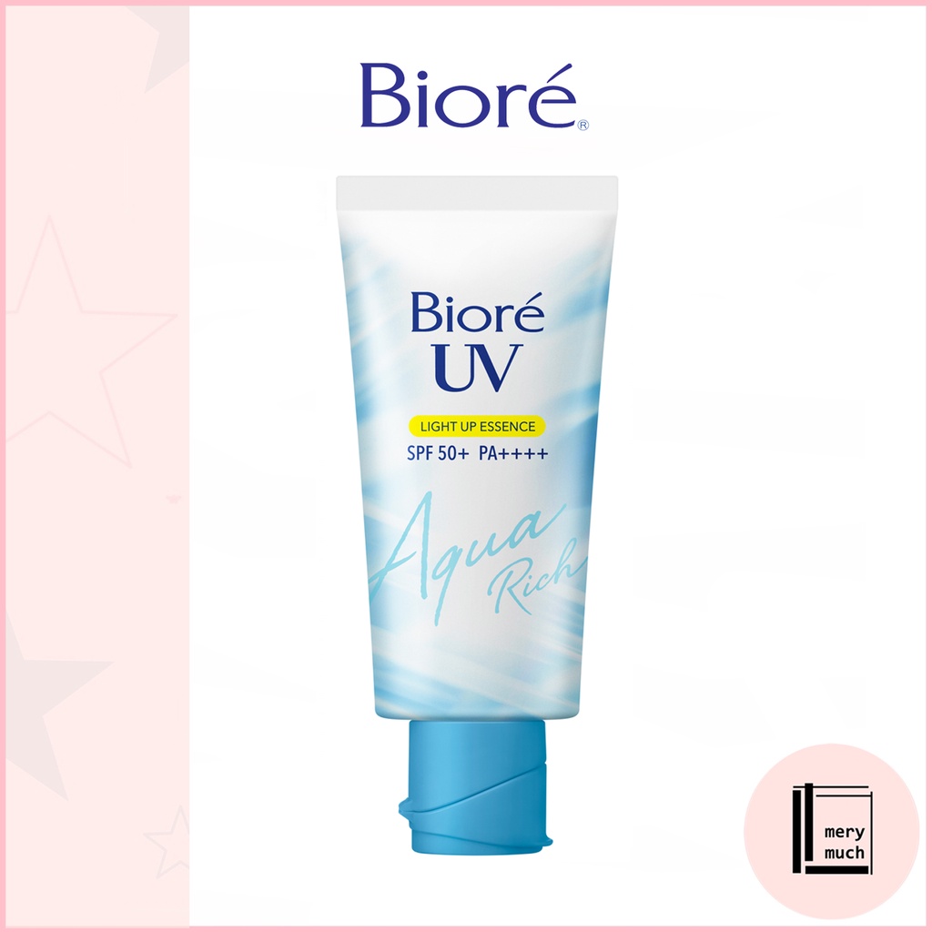 Protetor Solar Biore UV Facial Aqua Rich Light Up Essence Fps 50 + PA ...