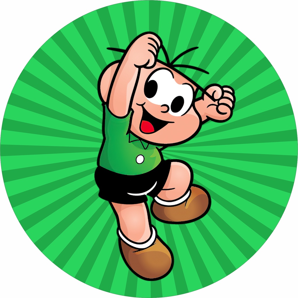 Painel Redondo Cebolinha | Shopee Brasil