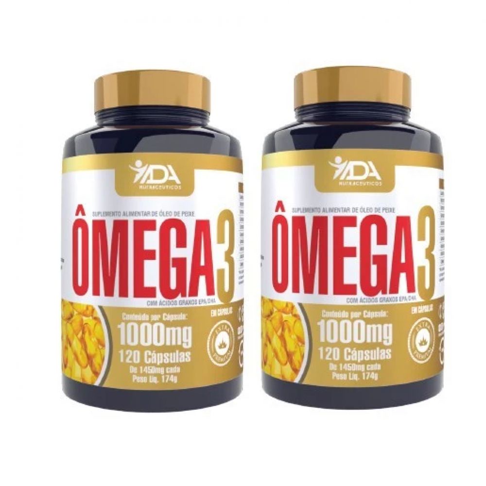 Kit C/2 Omegas 3 1000mg C/120 Caps - Original Duom | Shopee Brasil