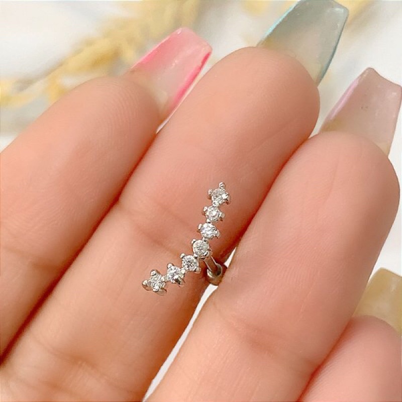 Piercing hélix cluster tradicional | Shopee Brasil
