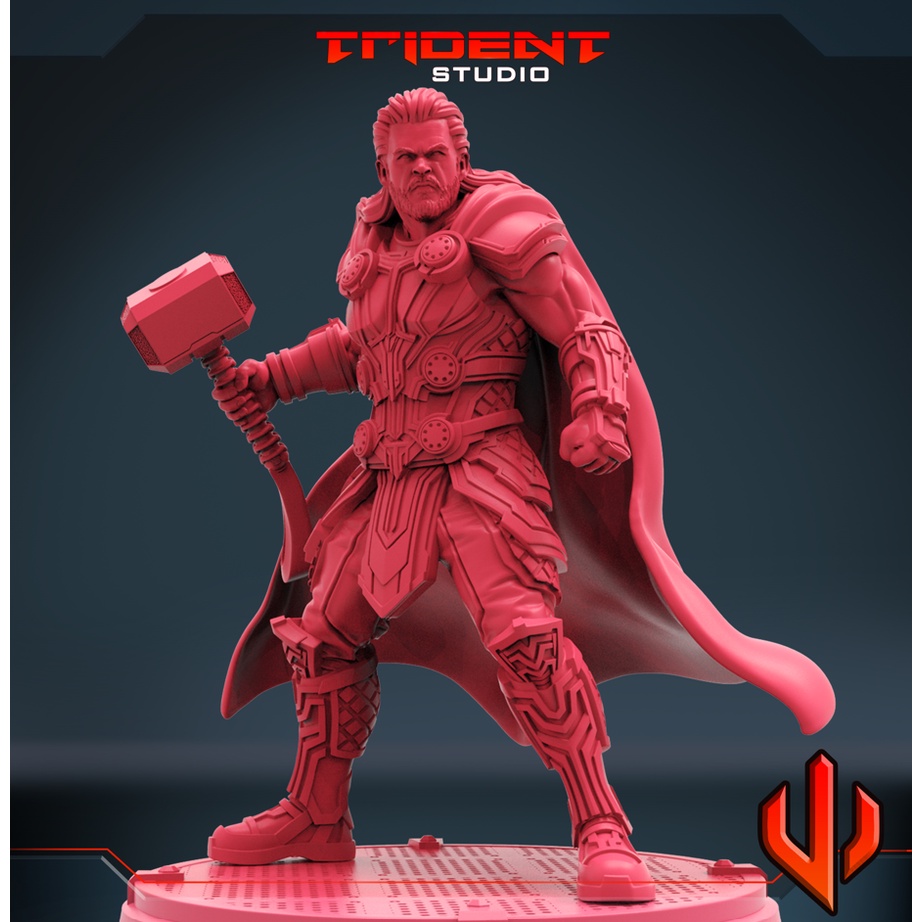 Miniatura para RPG ou Coleção – Thor Mjolnir – Marvel Trident | Shopee ...