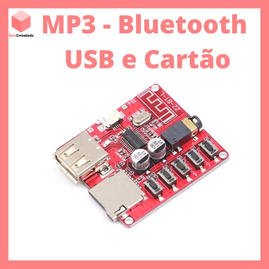 Placa decodificadora bluetooth sem perdas mp3 alto-falante automotivo ...