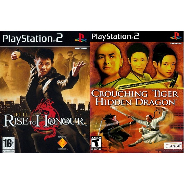 Kit Jet Li Rise To Honour + Crouching Tiger Hidden Dragon com 2 Jogos ...