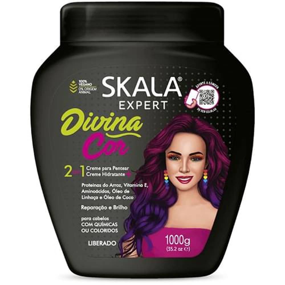 Creme de Tratamento Divina Cor Skala 1kg | Shopee Brasil