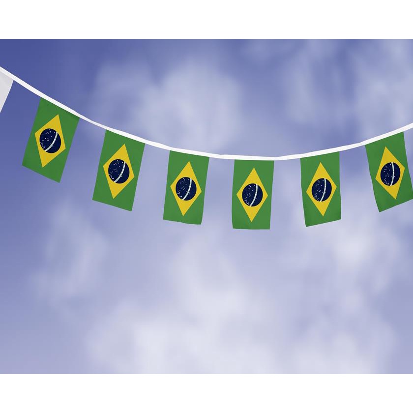 Mini Bandeiras do Brasil decorativa Copa | Shopee Brasil