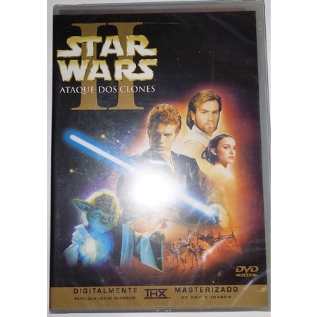 Star Wars: Episódio II - ataque dos clones widescreen - Novo | Shopee Brasil