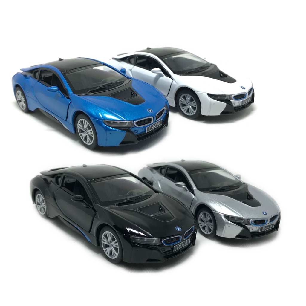 Carro Miniatura Carrinho Ferro Bmw i8 - Escala 1:36 Abre as Portas ...