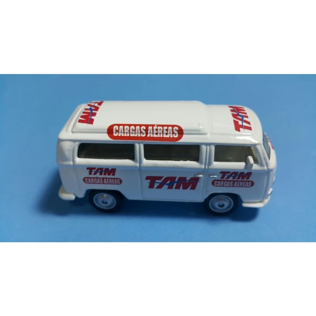 VW KOMBI T2 WELLY CARGAS AÉREAS TAM CUSTOM NOVO ESCALA 1.64 7CM COM ...