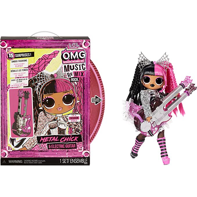 LOL Surprise OMG Remix Rock Metal Chick and Electric Guitar Fashion ...