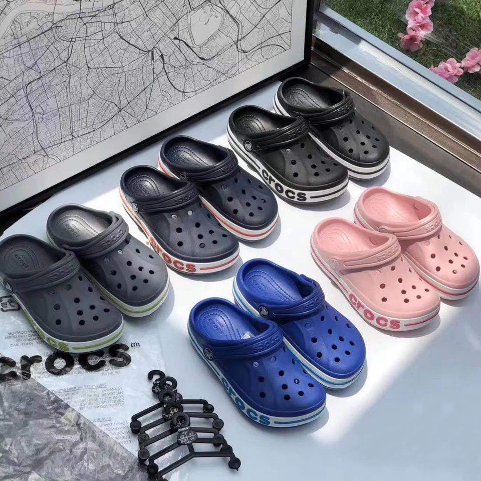 Crocs Novas Sandálias Infantis Chinelos De Praia Ao Ar Livre Minecraft Clog 208473 - Escorrega o ...